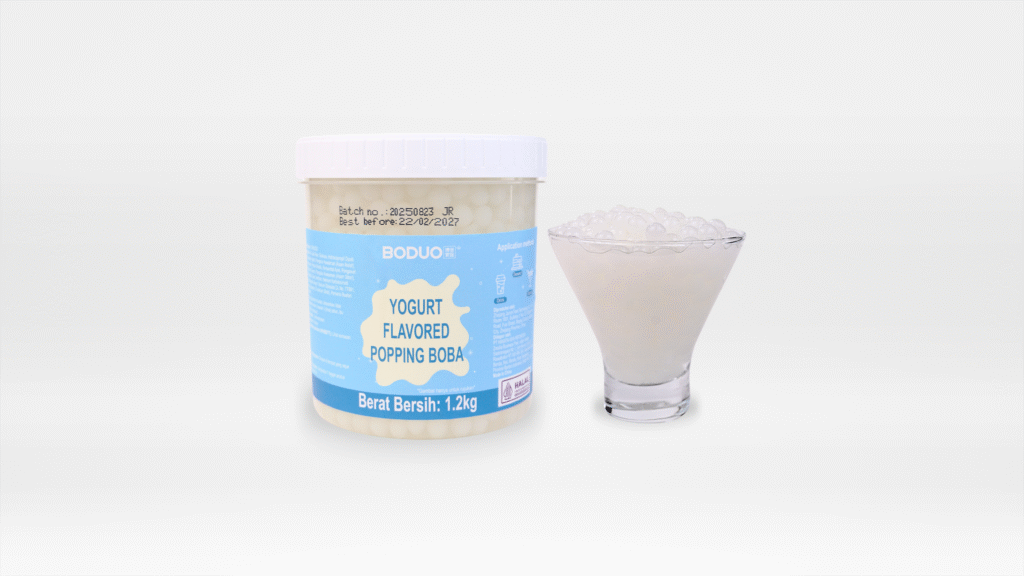 Yogurt Flavored Popping Boba - boduo.id